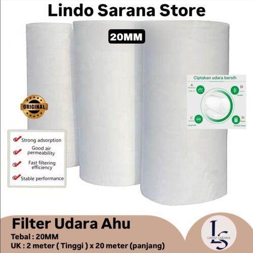 Jual Busa Dacron Ukuran 20mm x 2m x 20m | Filter Ahu | Filter Udara ...