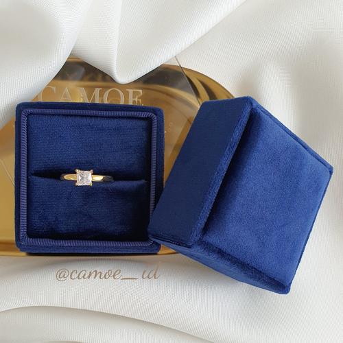 Jual CAMOE - Kotak Cincin Bludru Kado Seserahan Pernikahan Tunangan ...