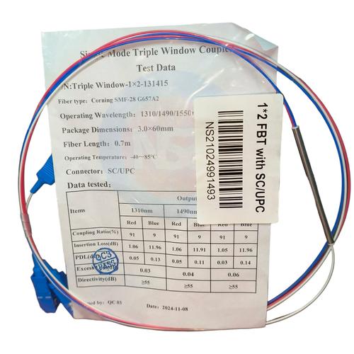 Jual ratio spliter splitter 9:91 fiber optic NS2 three window / splitter ratio fbt 9 91 - 9:91 ...