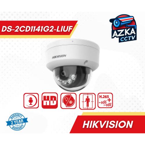 Jual HIKVISION DS-2CD1141G2-LIU 4 MP Smart Hybrid Light Fixed Dome Network Camera - Kota Serang ...
