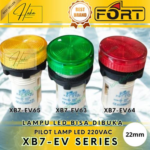 Jual XB7-EV SERIES 12VDC 24VDC 220VAC FORT PILOT LAMP LED VARIAN WARNA ...