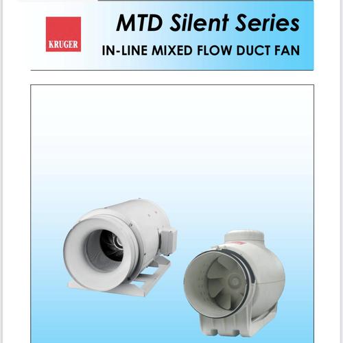 Jual Centrifugal duct inline KRUGER MTD Silent 200/1 100/93watt 2380 ...