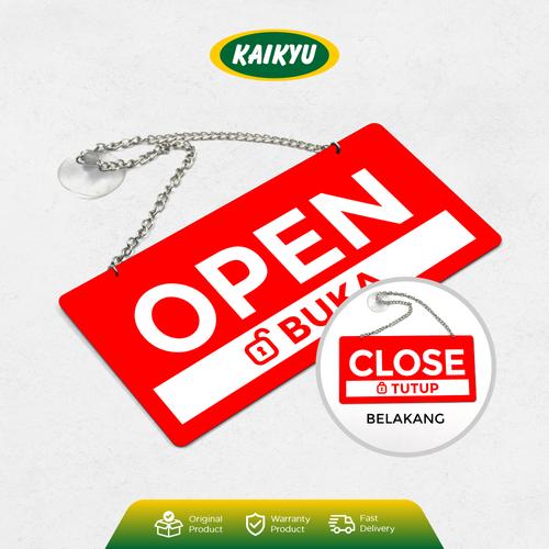 Jual Papan Akrilik Buka Tutup | Sign Buka Tutup | Sign board Akrilik ...