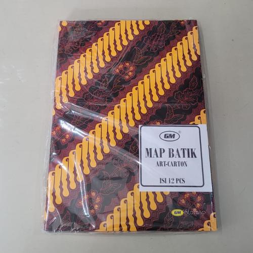 Jual Map Batik Art Karton GM F4 Folio - 1 pack isi 12 pcs - Jakarta ...
