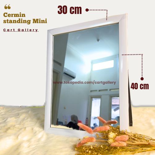 Jual Kaca Cermin Aesthetic Standing Mirror 30 X 40 CM Meja Rias Make Up ...
