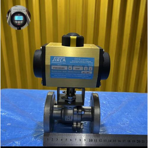 Jual SIRCA BALL VALVE ACTUATOR AP2BDA0BG2BIS FLANGE 1/2"inch JIS10K ...
