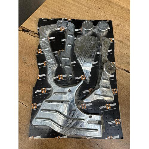 Jual Doss Ribbed Chrome Side Panels for Harley-Davidson Softail ...
