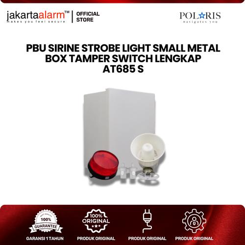 Promo Sirine Strobe Light Small Metal Box Tamper Switch Lengkap AT 685 ...