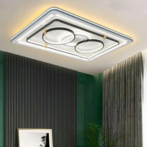 Jual Lampu hias plafon minimalis persegi panjang led 3 cahaya putih ...