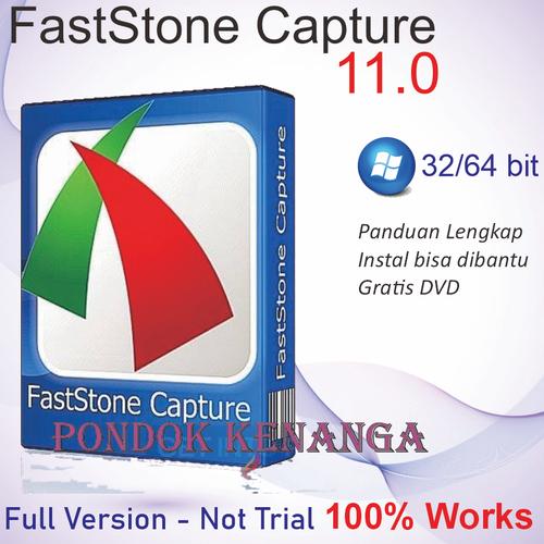Jual FastStone Capture - Full Version, No Trial - Kota Bekasi - Pondok Kenanga Tekno | Tokopedia