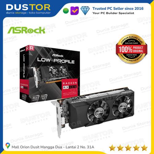 Jual Asrock AMD Radeon RX550 Low Profile 4GB LP DDR5 128BIT - Jakarta ...