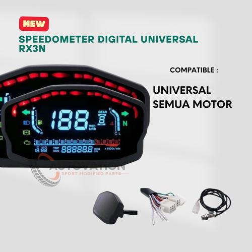 Jual Speedometer Digital RX3N Universal – Cocok untuk Semua Jenis Motor ...