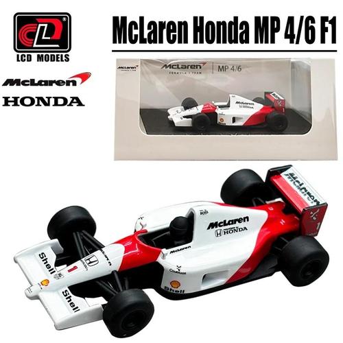 Jual LCD Models 1/64 McLaren MP 4/6 F1 Alloy Toy Motor Vehicle Diecast ...