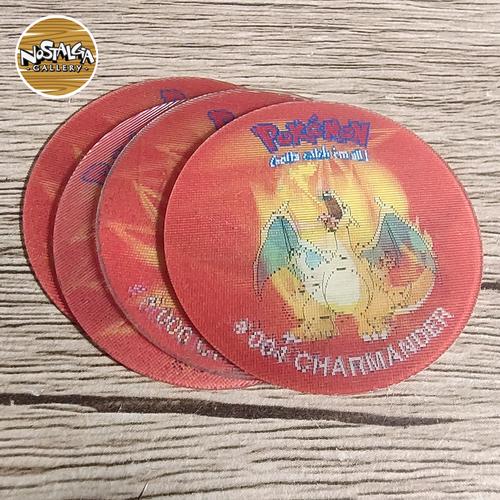 Jual Tazos Pokemon 3D Hologram "Charmender Charneleon Charizard" Rare ...