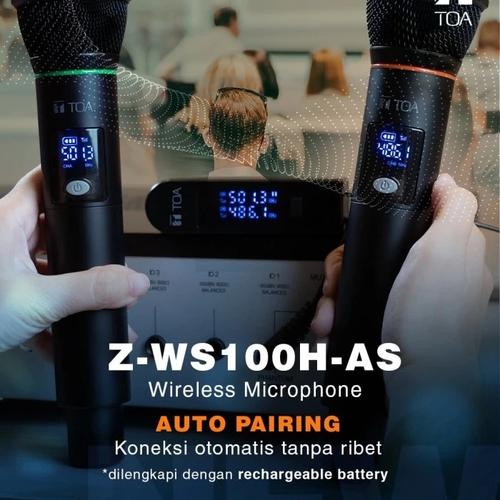 Jual Toa Microphone Mic Mikrofon Wireless Original Z-WS100H Z WS 100 ...