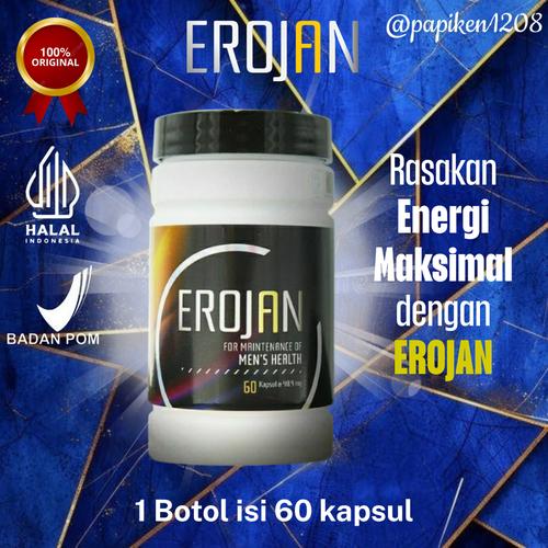 Jual EROJAN Testosteron Booster Herbal 100% Original (1 botol = 60 ...