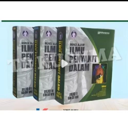 Jual buku ajar ilmu penyakit dalam jilid 1 2 & 3 kertas bookpaper hardcover - Jakarta Pusat ...
