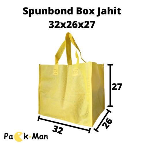 Promo Tas Spunbond Bingkisan Jahit | Tas Spunbond Box Besar Ukuran ...