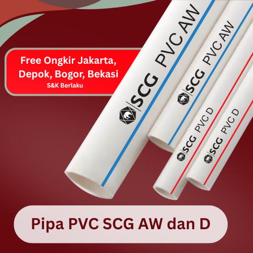Jual PIPA PVC SCG AW & D (4 METER) - D - 2" - Kota Depok - PT. Surya ...