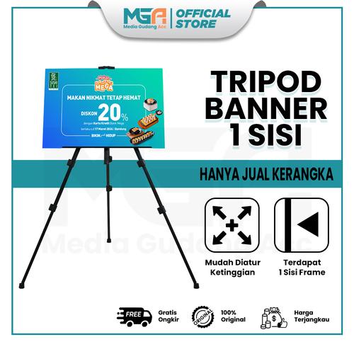 Promo Tripod Stand Frame Banner 1 Sisi / Frame Stand / Stand Foto ...
