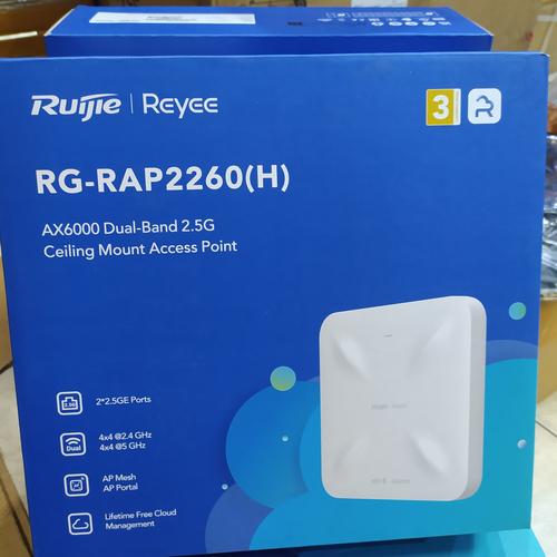 Jual Ruiji RG-RAP 2260 H ceiling mount Acecess point wifi 6 Ax6000 dual ...