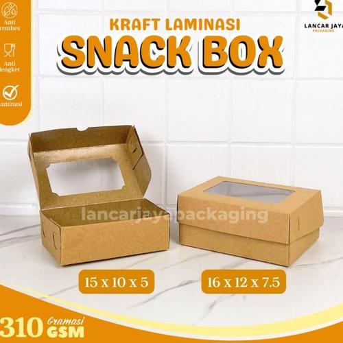 Jual box snack kotak kue jajan roti dus kemasan makanan r2 r3 r5 r6 r7 ...