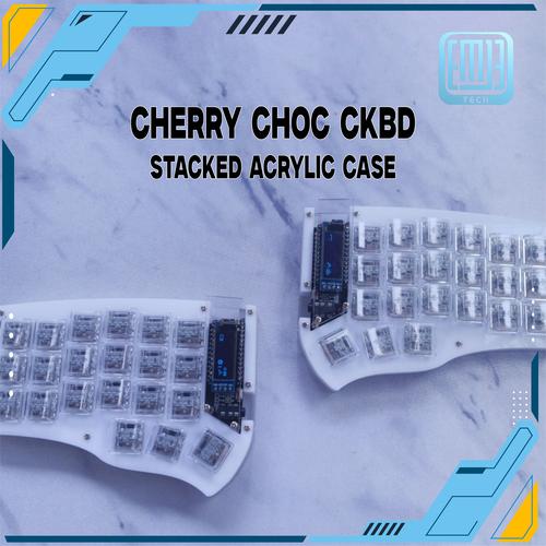 Jual Stacked Acrylic Akrilik CRKBD Corne Cherry Choc Case - Choc - Kota Bandung - EMJE TECH ...