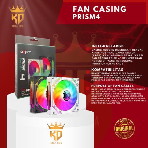 Jual Fan Casing ARGB. 12 Cm. Original Axper. - Putih - Jakarta Pusat ...