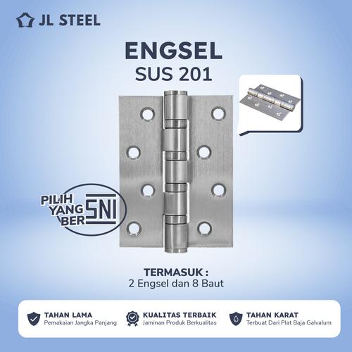 Jual Engsel kupu kupu 4 INCH HINGE 4" Engsel Pintu Stainless SS SUS 201 ...
