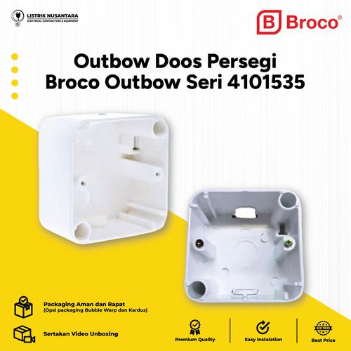 Jual OUTBOW DOOS BROCO SEGI / PERSEGI PUTIH OB DOS DUS TEMPEL ORIGINAL ...