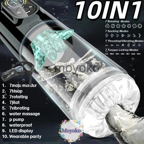 Promo Muloug Automatic Snail Cup Alat Bantu Pemuas Toys Pria Maju ...