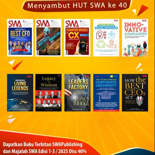 Promo PROMO HUT SWA! Buku SWA Publishing dan majalah SWA 2025 - Edisi 1 ...