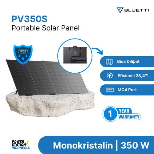 Promo Solar Panel 350W BLUETTI PV350S Panel Surya Portable ETFE - Kota ...