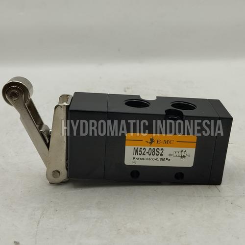 Jual M52 - 08S2 ROLLER EMC MECHANICAL VALVE PNEUMATIC / PNEUMATIC EMC M52 - 08S2 ROLLER ...