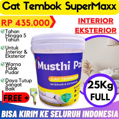 Promo Musthi Paint Cat Tembok Super Sekelas Cat Vinilex 25Kg FULL ...