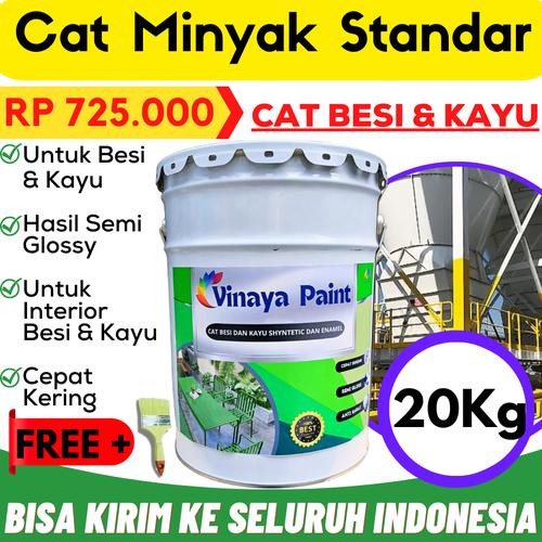 Jual Cat Minyak Cat jalan & Cat Trotoar 20kg Cat kansteen - Kuning ...