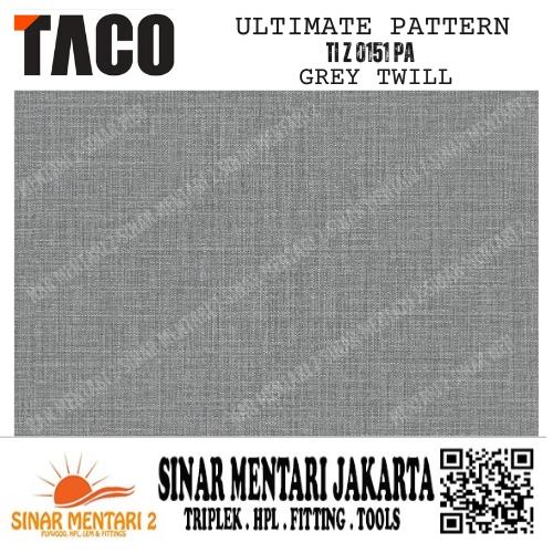 Jual TACO HPL ULTIMATE PATTERN TI Z 0151 PA GREY TWILL - Jakarta Barat ...