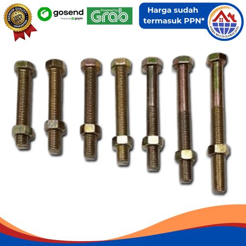 Jual Baut mur kuningan M10 kunci 14 - 100mm - Kab. Bogor - Aneka Multi ...