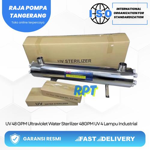 Jual UV 48 GPM Ultraviolet Water Sterilizer 48GPM UV 4 Lampu Industrial - Jakarta Barat - Raja ...