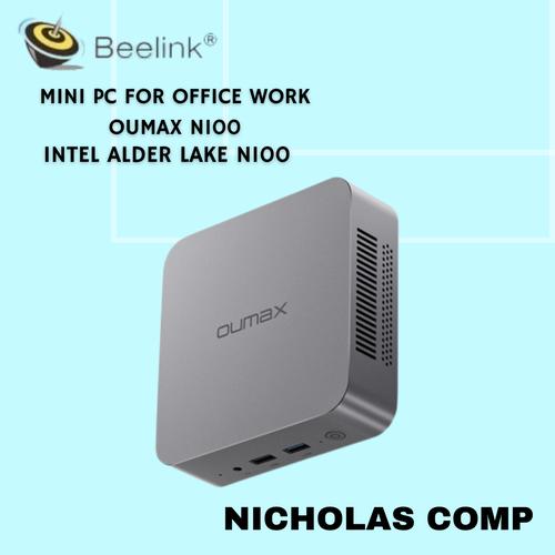 Jual Mini PC OUMAX Intel N100 16/500GB SSD Dual HDMI Dual LAN WiFi ...
