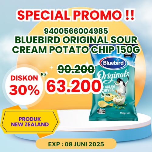 Jual Bluebird Original Sour Cream Potato Chip 150gr - Jakarta Barat ...