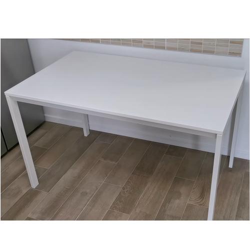 Jual Meja Kerja Kantor Putih Minimalist 125cm x 75cm x 75cm Size Sedang ...