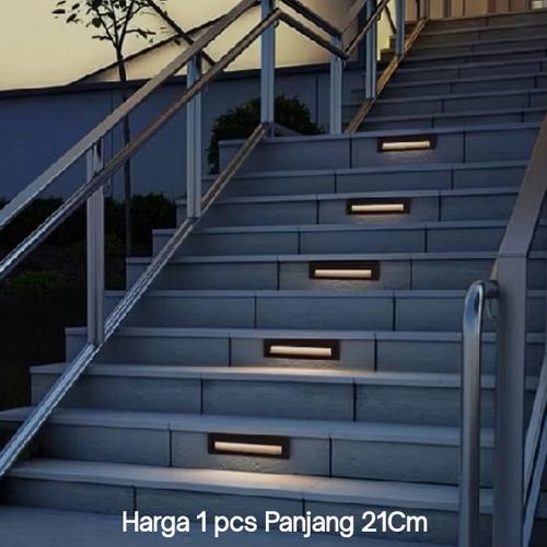 Jual Lampu tangga dinding step led model panjang tanam outdoor ...
