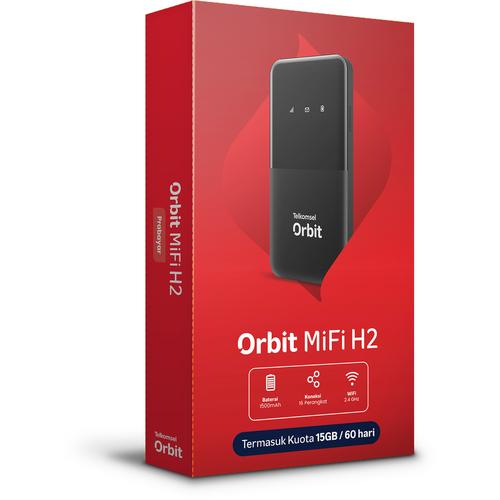 Jual Telkomsel Orbit Mifi H2 Portable Modem Wifi 4G Huawei E5586 Black ...