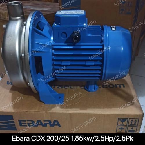 Jual Pompa Ebara CDX 200/25 - 3Hp 1.8 kW 380 V Centrifugal Stainless Steel - Kab. Sidoarjo - san ...