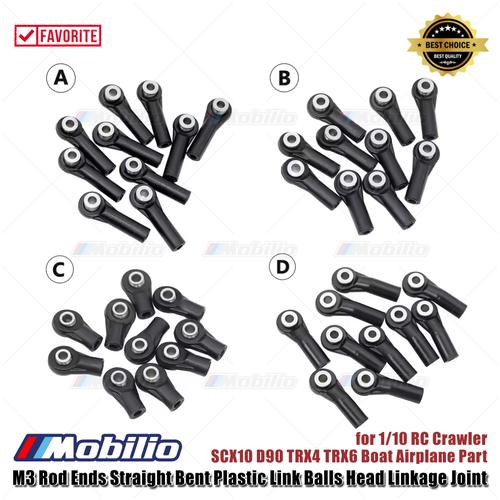 Jual Sparepart M3 Rod Ends Straight Bent Plastic Link Balls Head ...