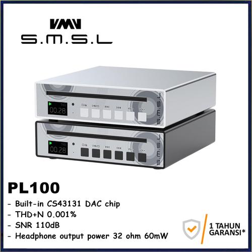 Jual SMSL PL100 CS43131 Chip Portable CD Player S.M.S.L PL 100 - Black ...