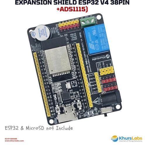 Jual Shield IO ESP32 WROOM DevkitC V4 38 Pin Development Board - Kota ...