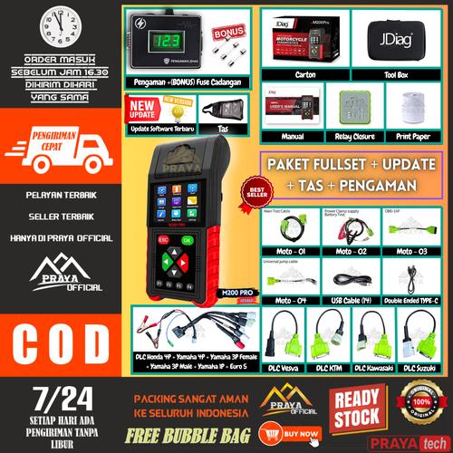 Jual REMAP ECU HONDA JDIAG M200 PRO WITH PRINTER SCANNER SEMUA MOTOR ...