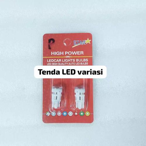 Jual LAMPU SENJA LED T10 MOBIL DAN MOTOR WARNA PUTIH DAN ICE BLUE ...